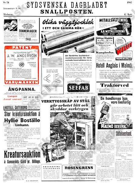 19420317 - Bilder i syd