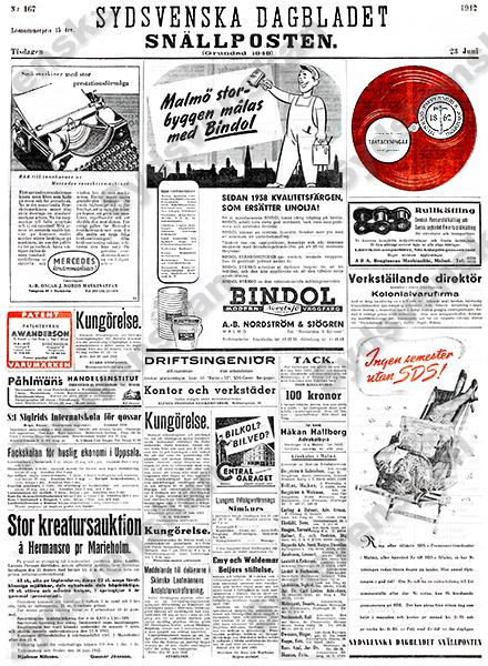 19420623 - Bilder i syd